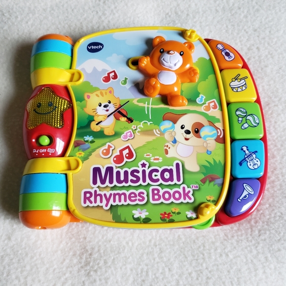 vtech | Toys | Baby Musical Rhymes Book | Poshmark